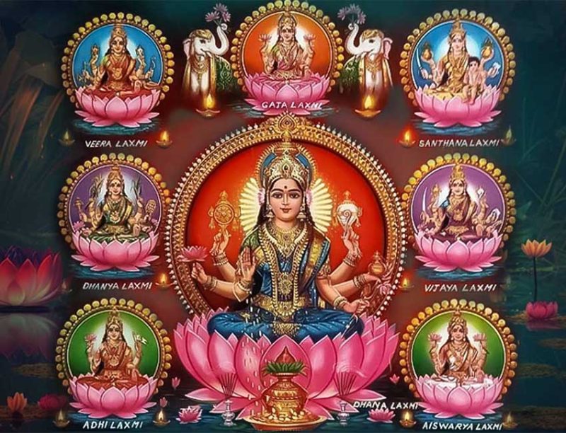 Lakshmi and Her Eight Forms - East India Story