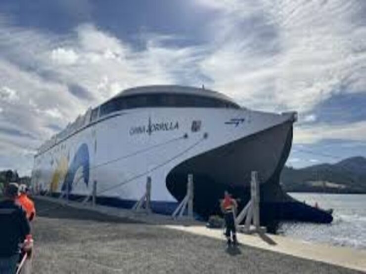 Hull 096 : The World Largest Electric Ship Launched - East India Story